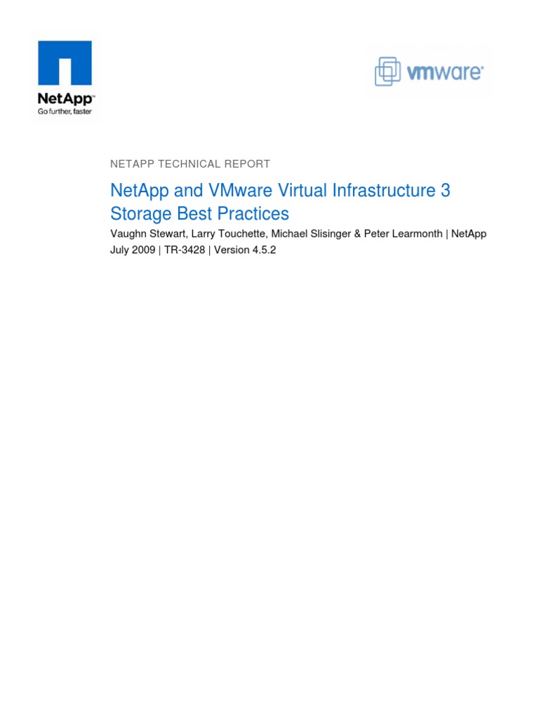 VMware NetApp | PDF | V Mware | Virtual Machine