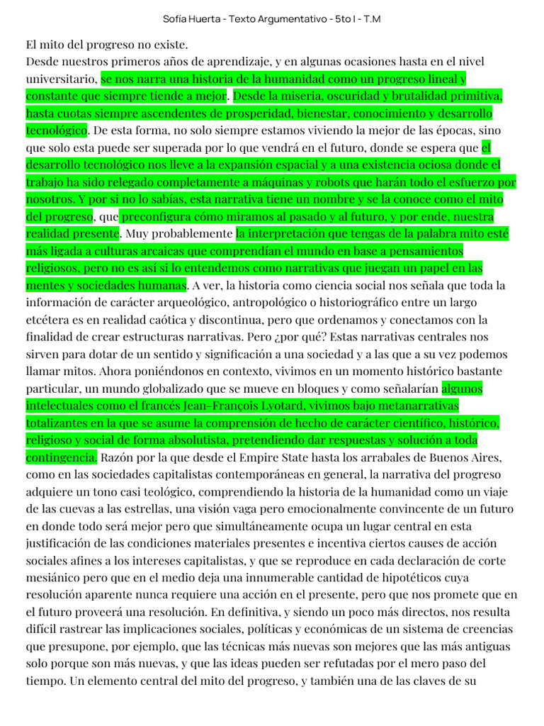 El Mito Del Progreso No Existe | Descargar gratis PDF | Racismo ...