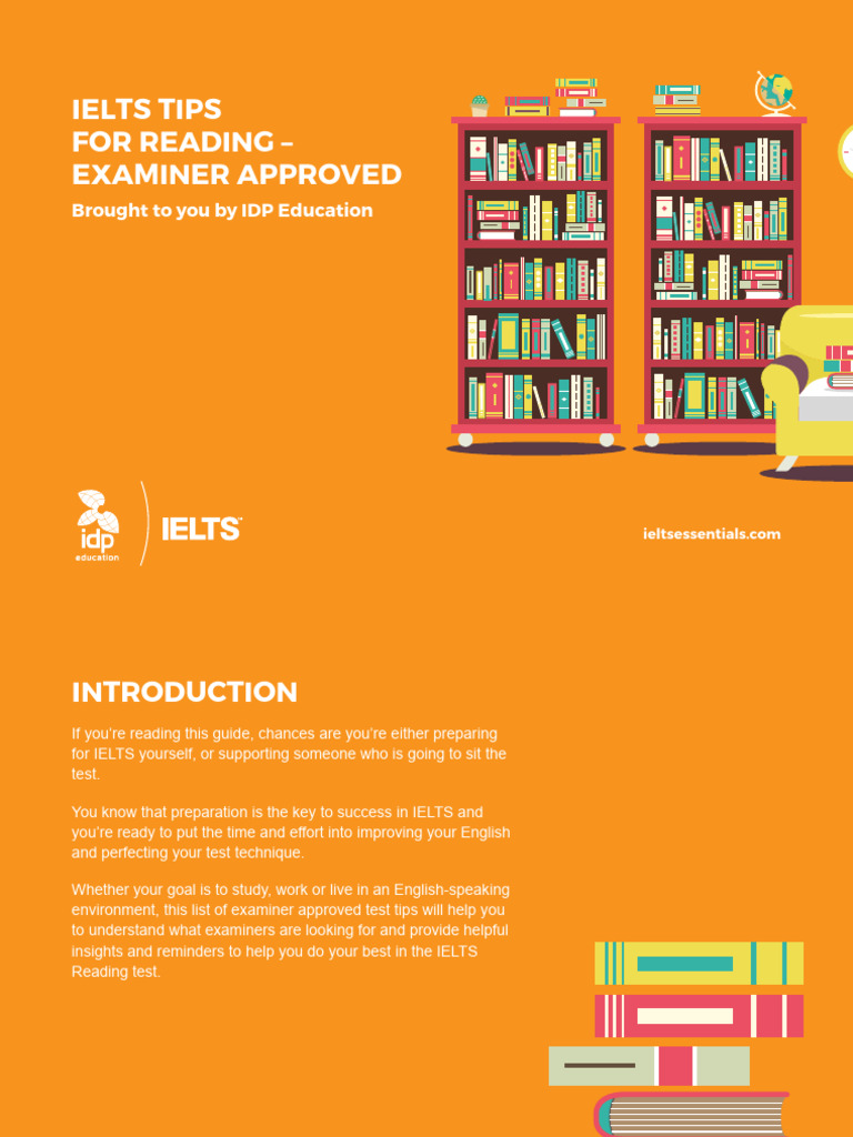 Tips For All Components of The Ielts Test | PDF | International English ...