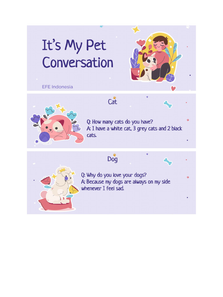Sd-It's My Pet Conversation | PDF