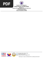 DepED Cavite Official Letterhead September 2023 | PDF