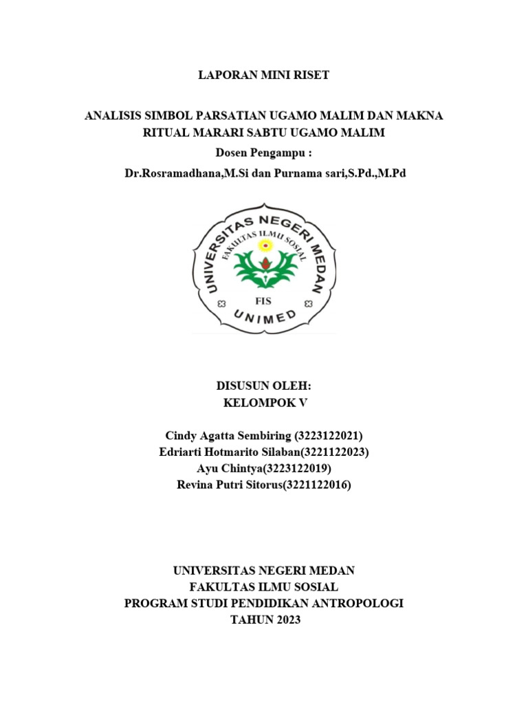 Laporan Miniriset Mpa Kel 4 C | PDF