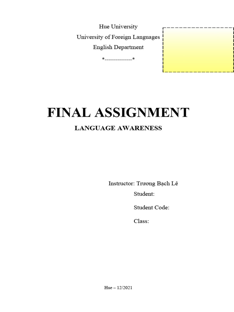 Sample of Final Assignment 21 22 | PDF