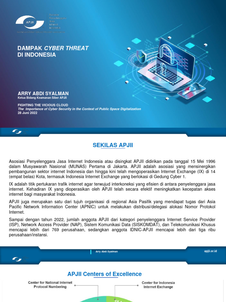 Dampak Cyber Threat Di Indonesia | PDF