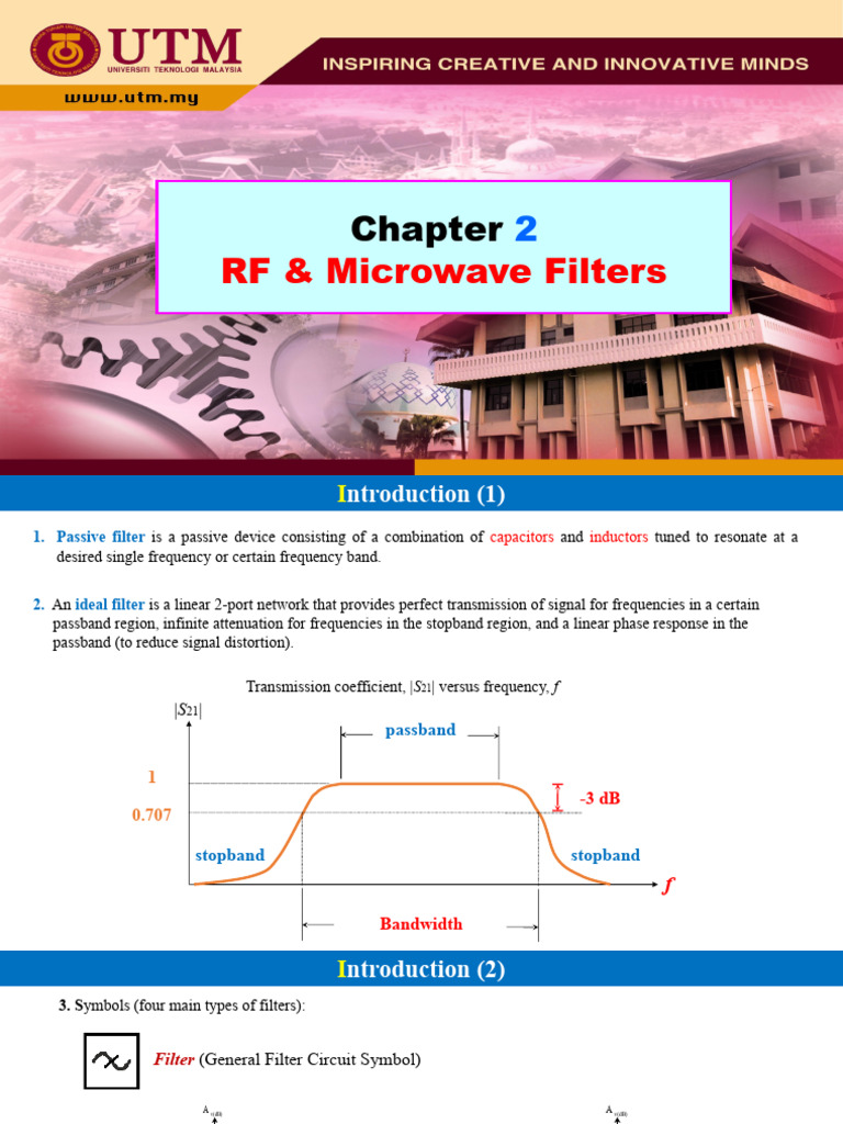Chapter 2 RF Microwave Filters | Download Free PDF | Electronic Filter ...