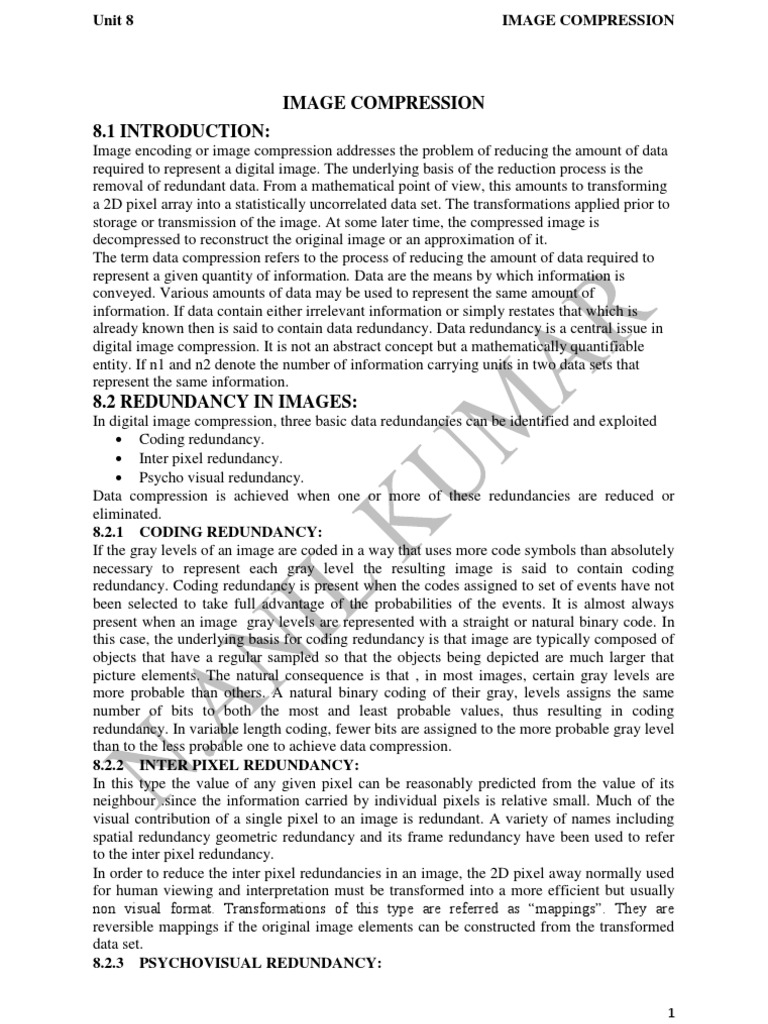 Unit 6 | PDF | Data Compression | Code