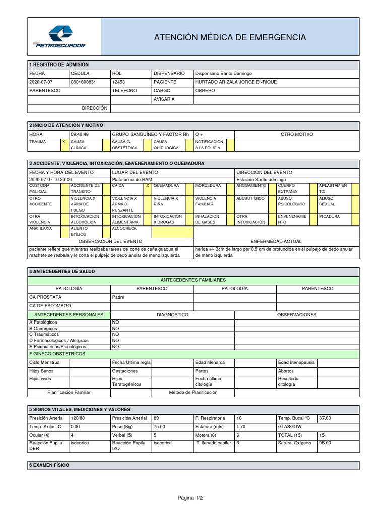 SNS-MSP HCU-form.008 2008 | PDF | Parto | Ciencias de la Salud