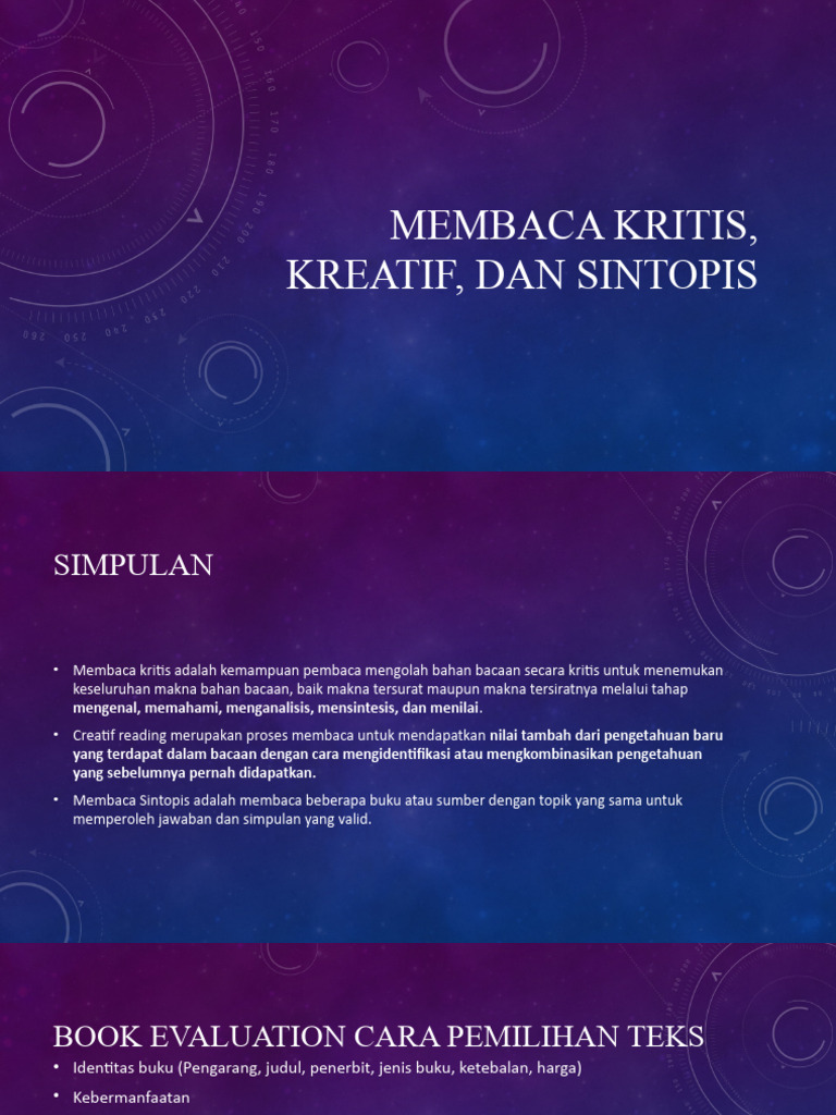 Membaca Kritis, Kreatif, Dan Sintopis 4 | PDF | Ilmu Sosial | Filsafat