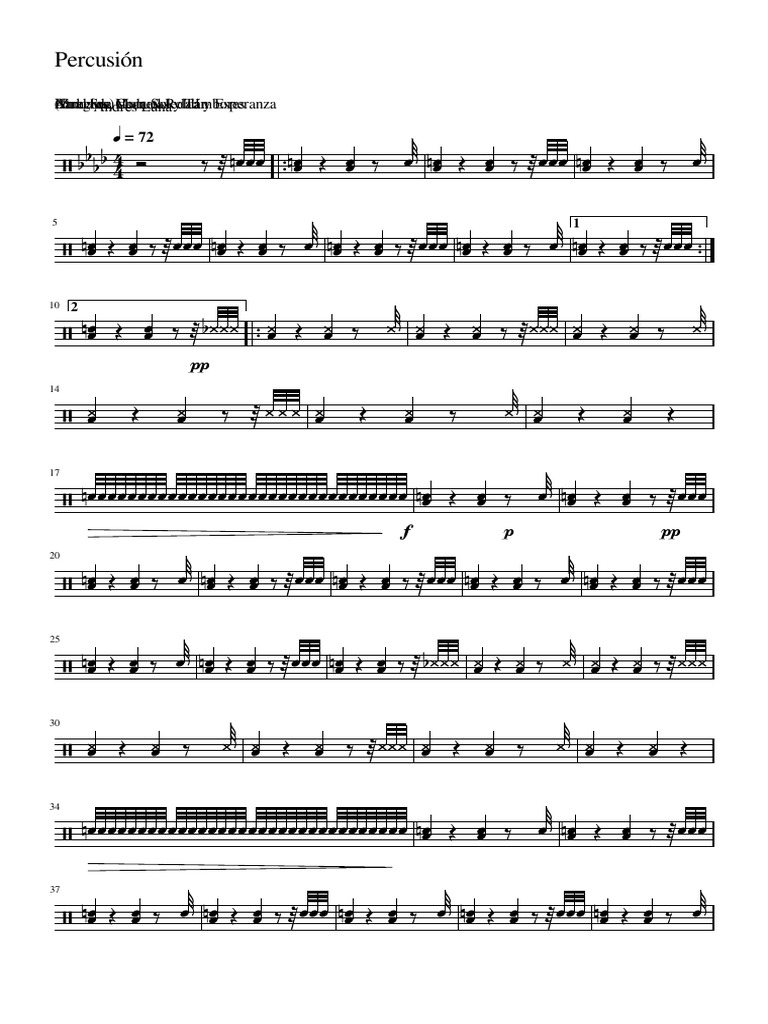 Percusión | PDF