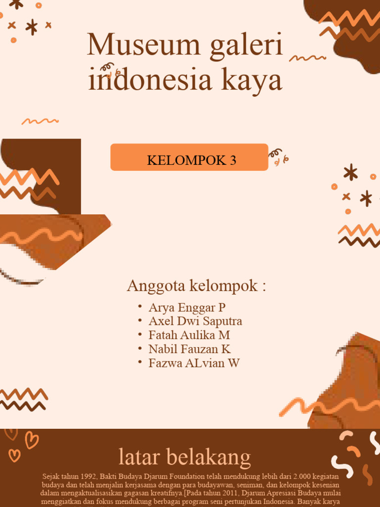Galeri Indonesia Kaya: Ruang Budaya Publik | PDF