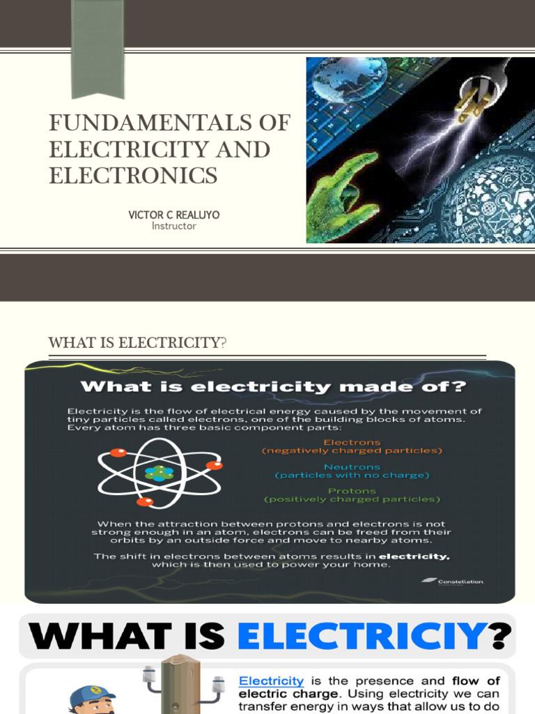 Fundamentals of Electricity and Electronics | PDF | Series And Parallel Circuits | Atoms