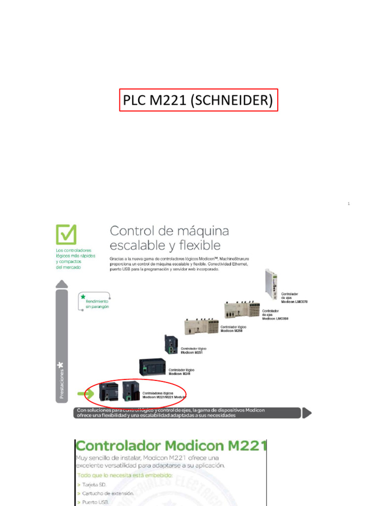 Guía de Arranque Motor con PLC M221 | PDF