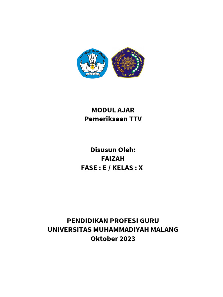 Modul Ajar TTV - Faizah | PDF | Seni | Komputer