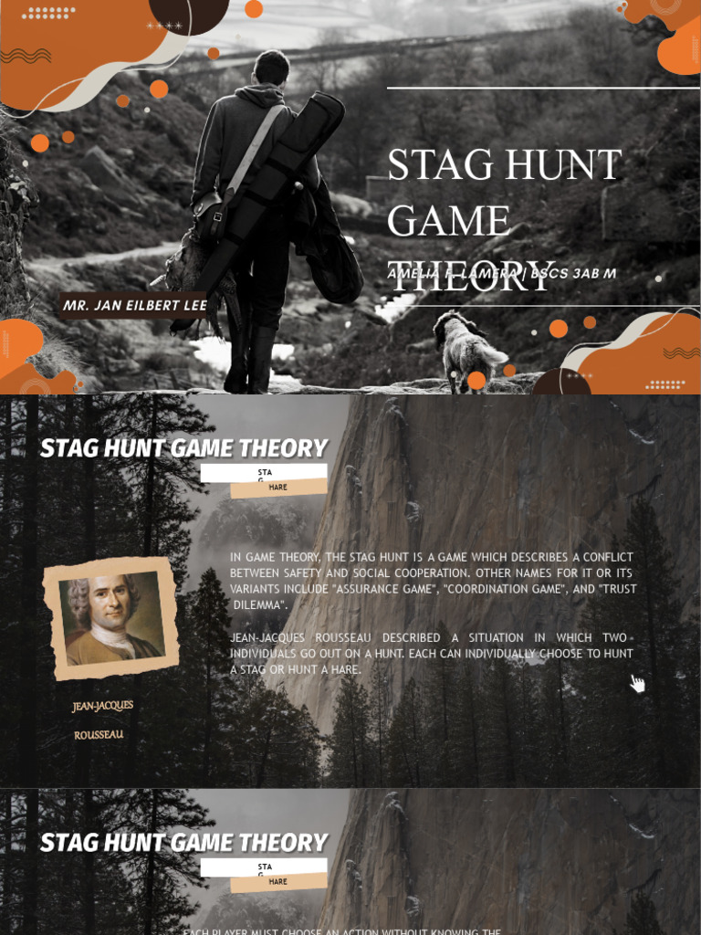 Stag Game Theory | PDF | Economic Theories | Mathematical Economics