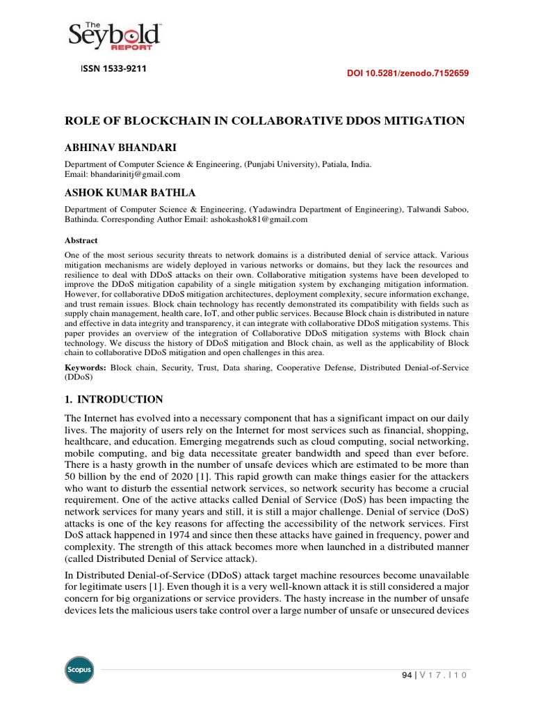 Seybold Report Journal | PDF | Denial Of Service Attack | Internet Of ...