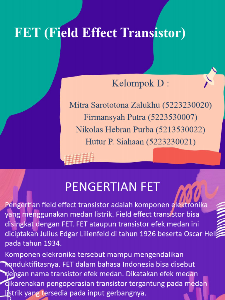 FET (Field Effect Transistor) | PDF | Seni