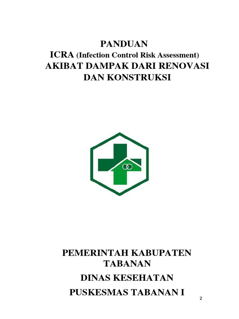 Panduan ICRA Renovasi Puskesmas | PDF
