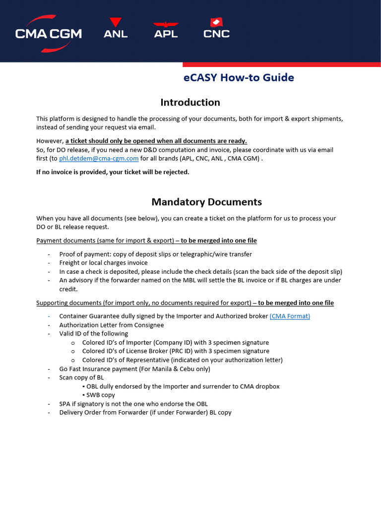 CMA How To Process DO | PDF | Receipt | Computing