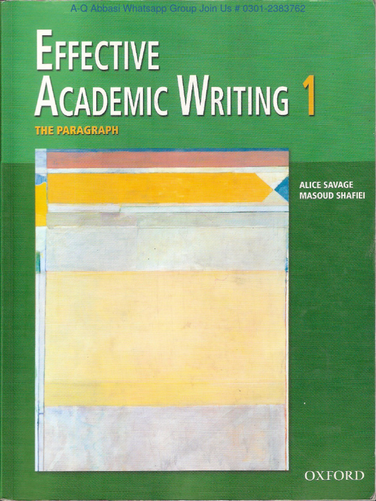 Effective Academic Writing 1 | PDF