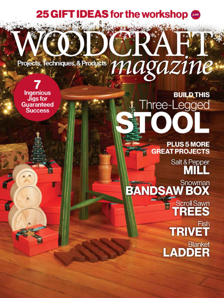 Woodcraft Magazine-December January 2024 | PDF | Screw | Crafts