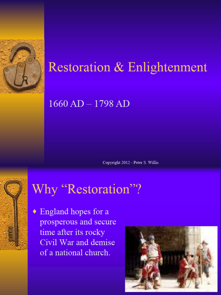 Restoration & Enlightenment: 1660 AD - 1798 AD | PDF | Age Of ...