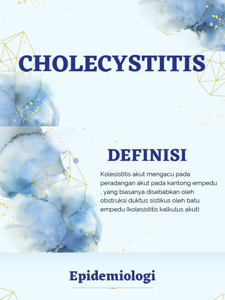 Chole Cystitis | PDF