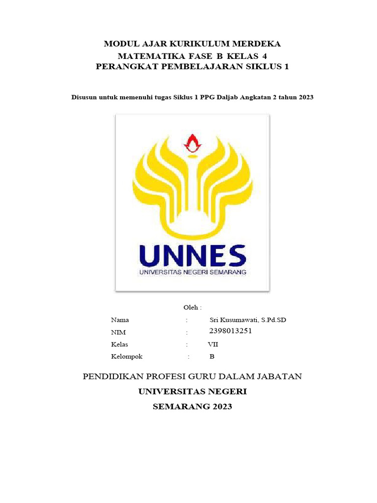 Matematika Revisi Sri Kus | PDF | Karier & Perkembangan