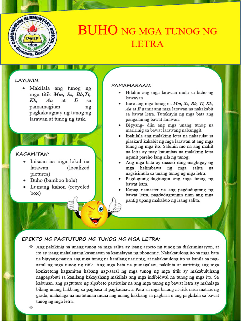 Buho NG Mga Letra Final | PDF