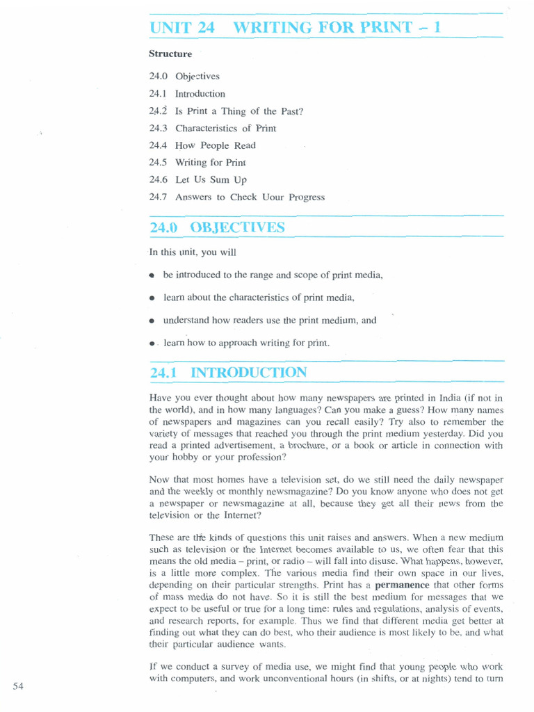 Writing for Print Media Essentials | PDF