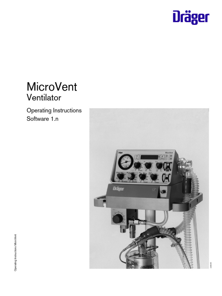 Dräger Microvent - User Manual | PDF