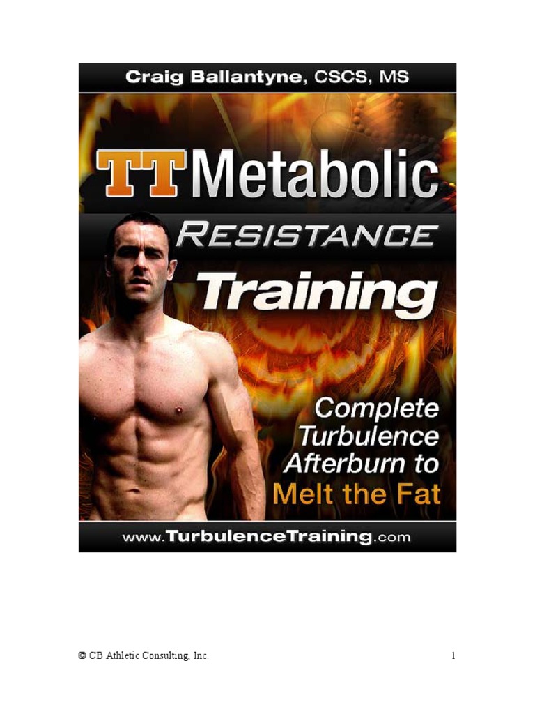 SAC Turbulance Training Metabloic | PDF | Strength Training ...