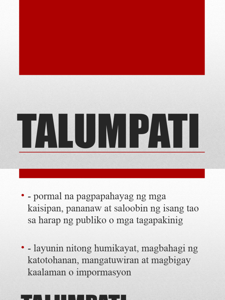 TALUMPATI | PDF