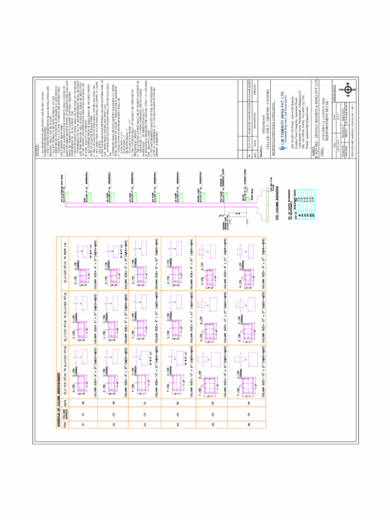1.LSB - G+7 Column Grouping | PDF