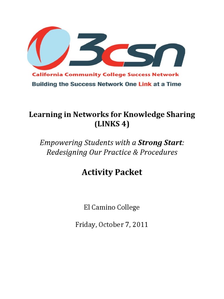 LINKS4 Activity Packet - Fill in | PDF | Empowerment | Syllabus