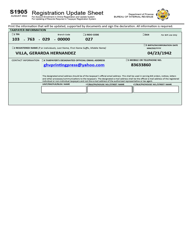 RMC No. 122-2022 S1905-RUS | PDF | Government
