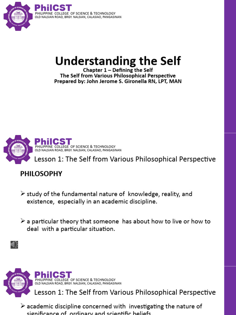 Philosophical Views on the Self | PDF | Socrates | Philosophy Of Self