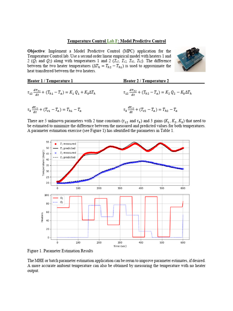Lab F Linear MPC | PDF | Temperature | Physical Sciences