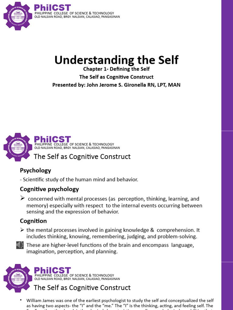 Uts Chapter 1 Lesson 3 | PDF | Id | Self Esteem