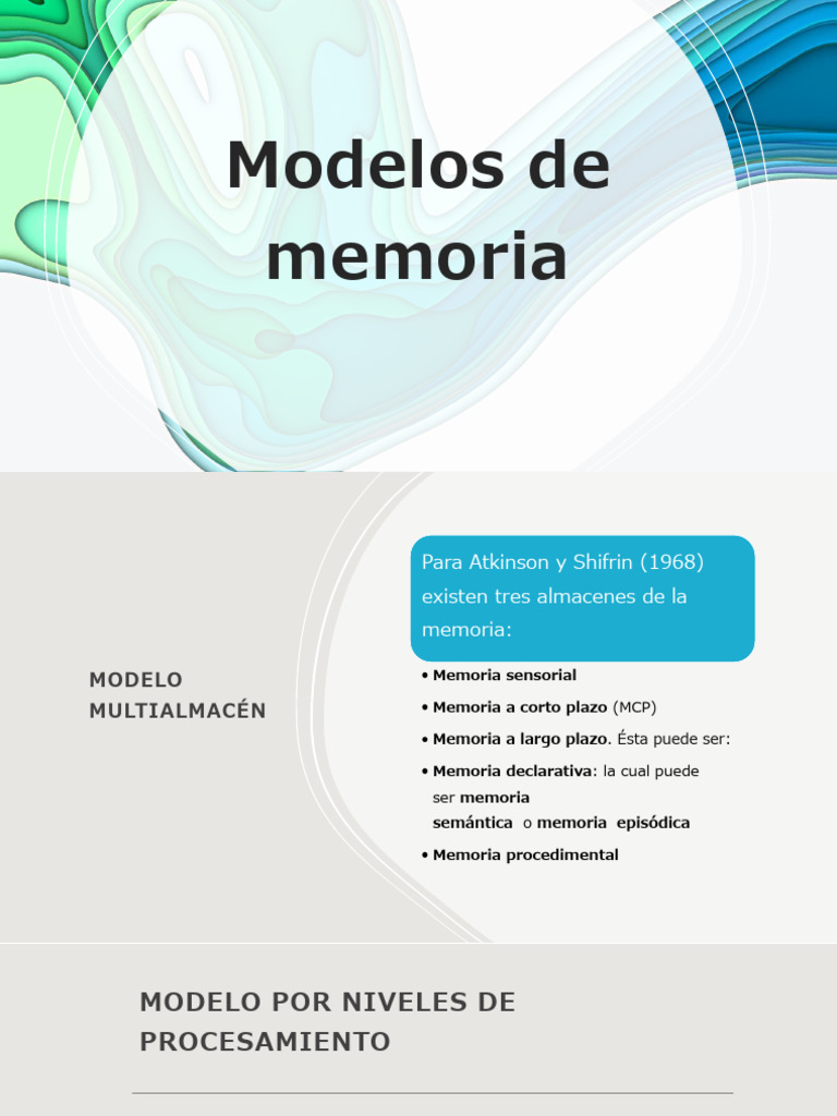 Modelos de Memoria | PDF