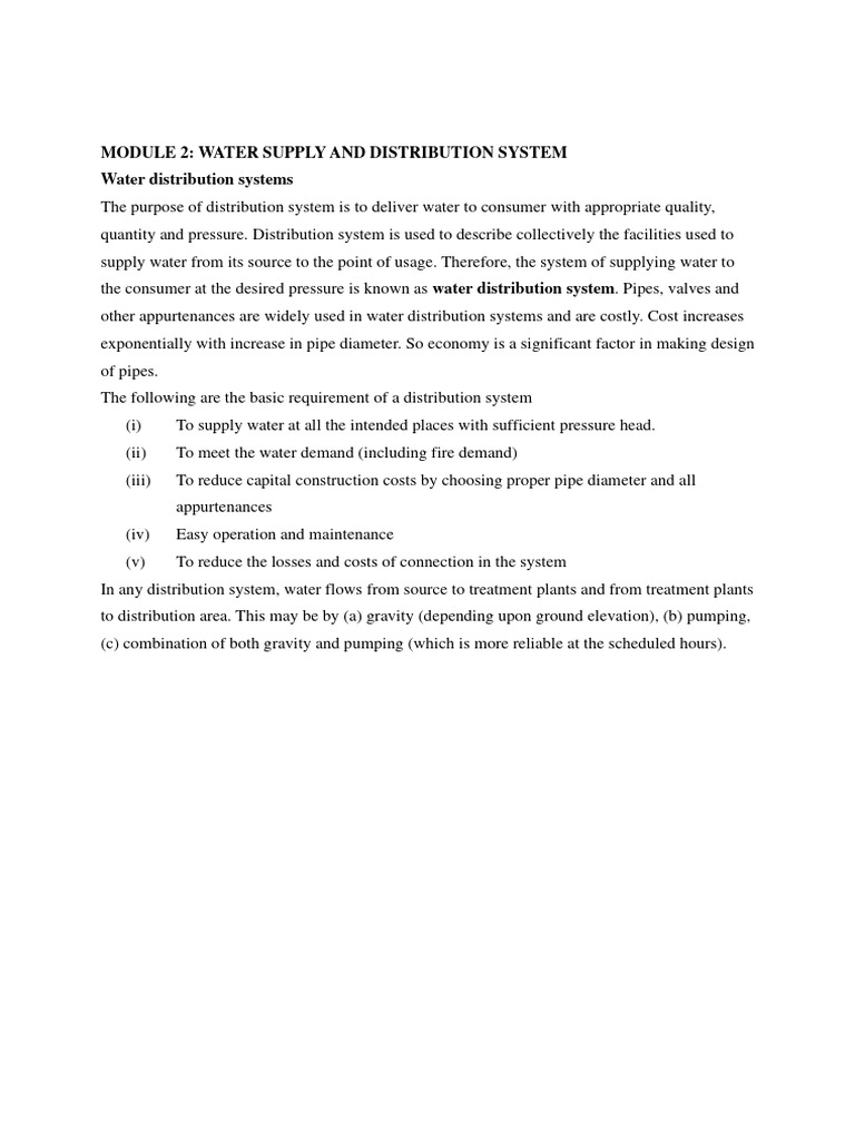CVE 406 WK 6 Lecture Note | PDF | Valve | Pump