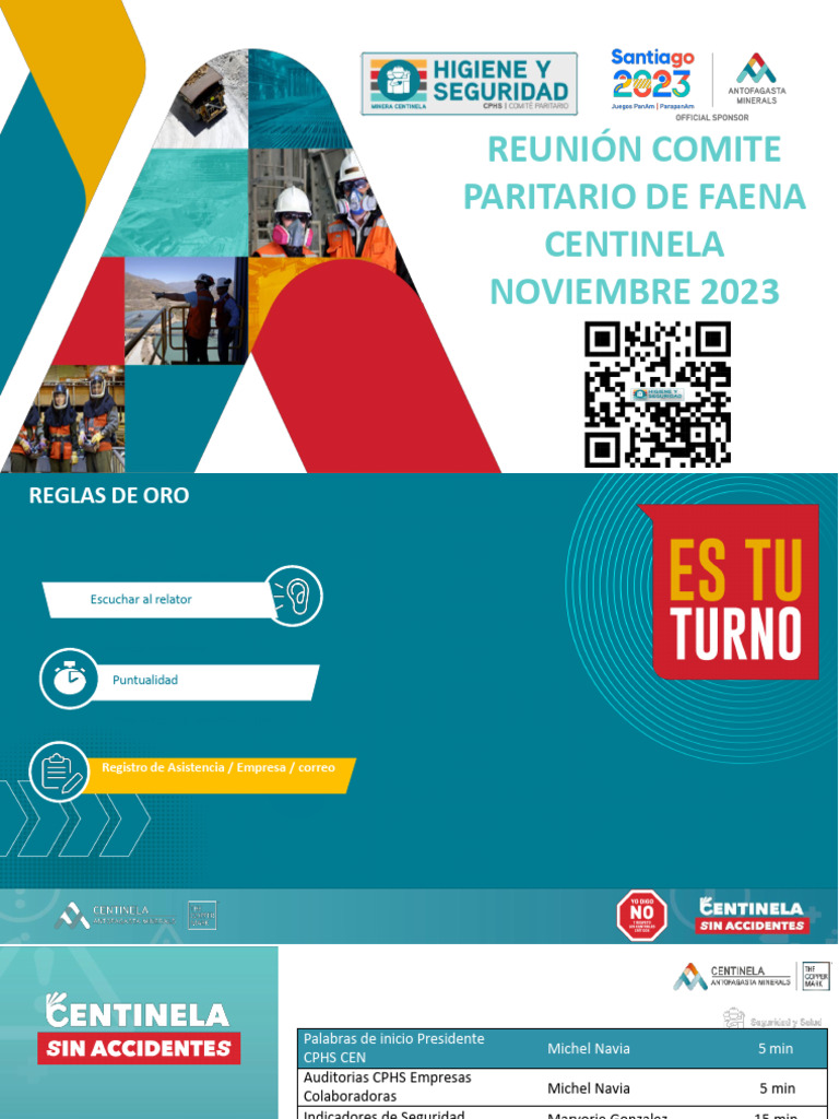 011 - Presentacion CPHS FAENA NOVIEMBRE 2023. | PDF | Radiación ...