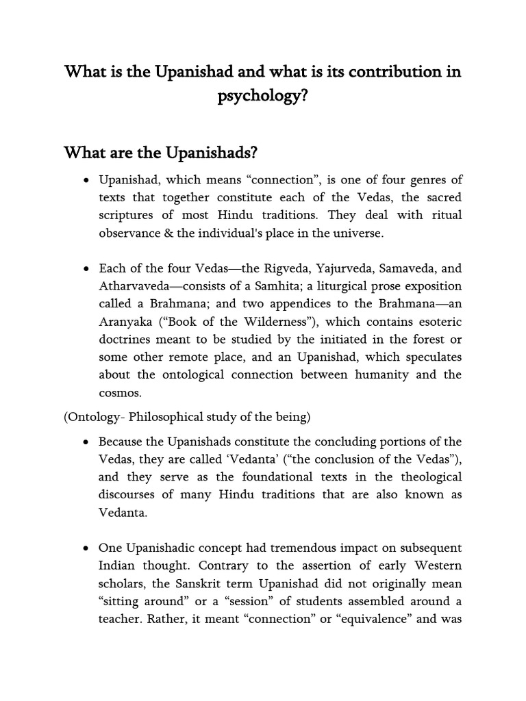UPANISHADS | PDF | Upanishads | Moksha