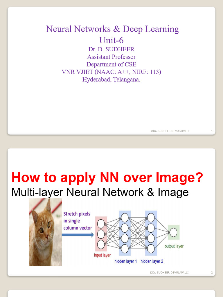Unit 6 | PDF | Artificial Neural Network | Computer Science