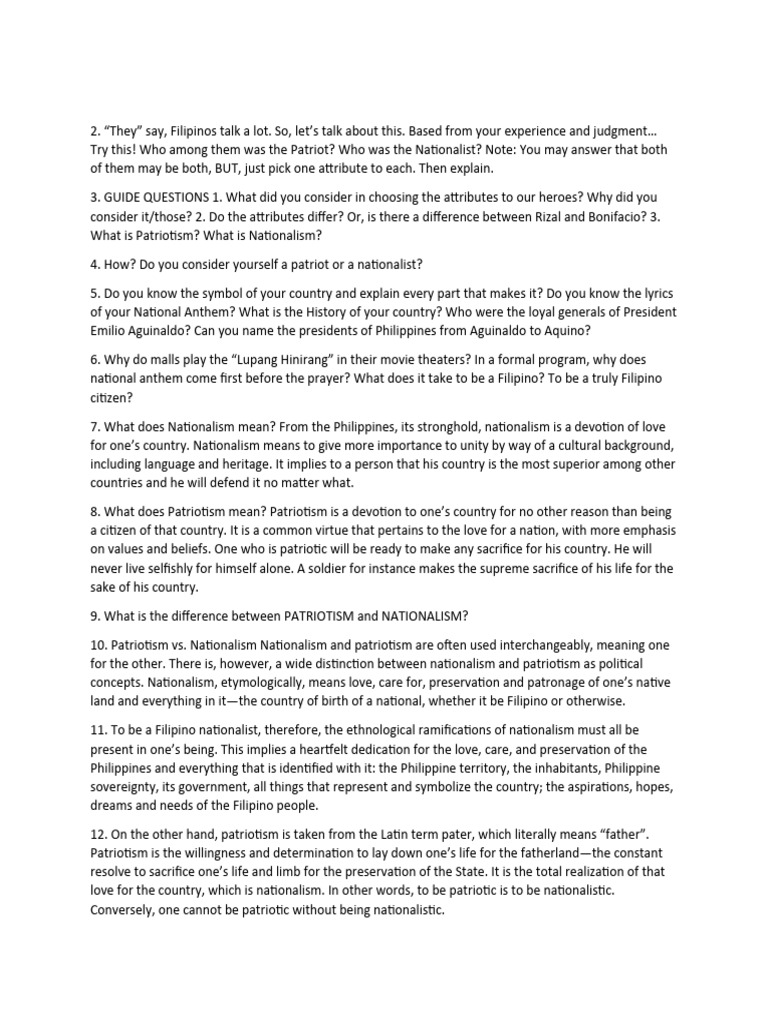 Lessoncharacterformation | PDF | Flag | Nation