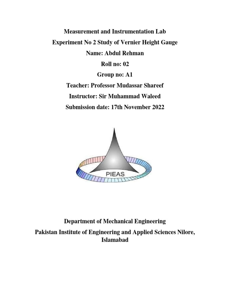 Lab No 2 | PDF | Science | Tools