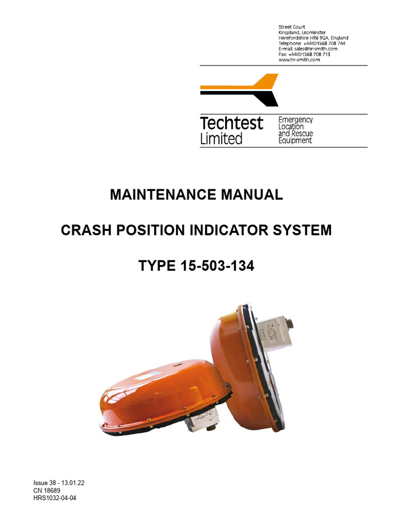 15-503-134 Maint Manual - I38 Signed (3827) | PDF | Manufactured Goods ...