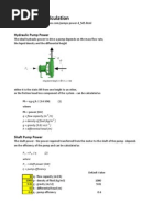 Free Centrifugal Pump Design Spreadsheet | PDF | Pump | Spreadsheet