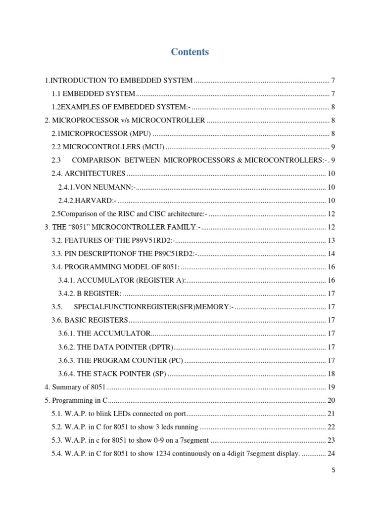 Embedded System Report-2 | PDF | Microcontroller | Embedded System