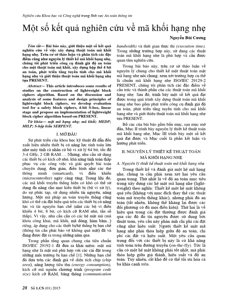 CSATT - 1 - Ma Khoi Hang Nhe | PDF