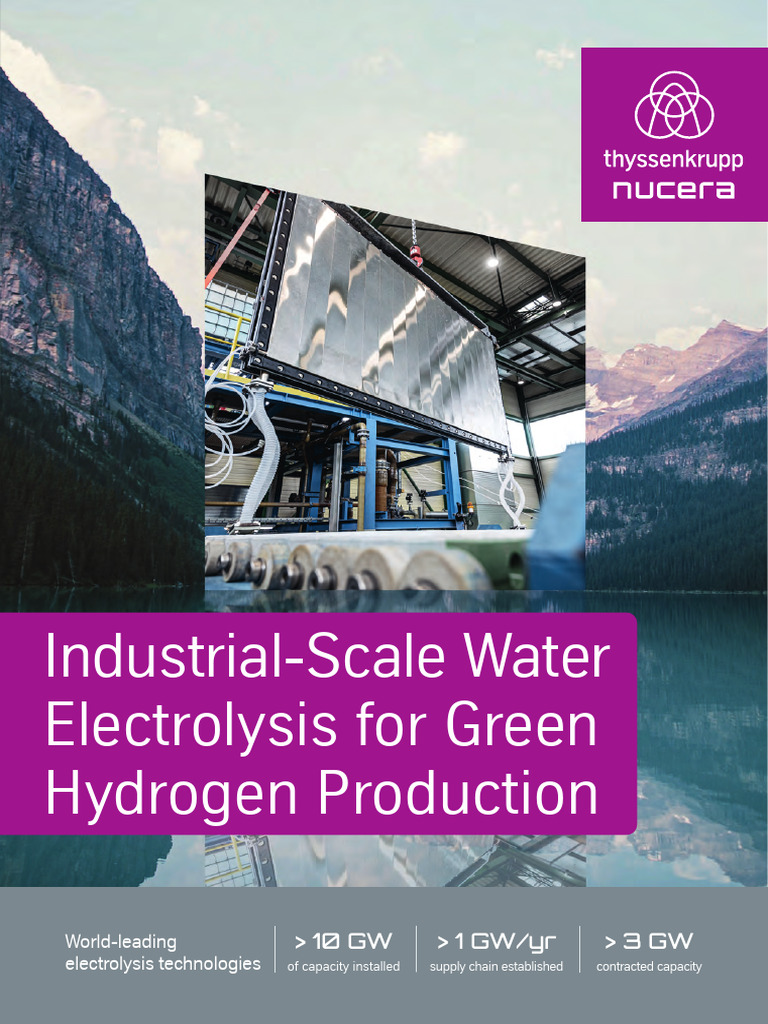 Thyssenkrupp-Nucera Green-Hydrogen Brochure Web | PDF | Renewable ...